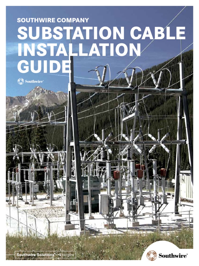 Substation Cable Installation Guide | PDF | Cable | Electrical Conductor