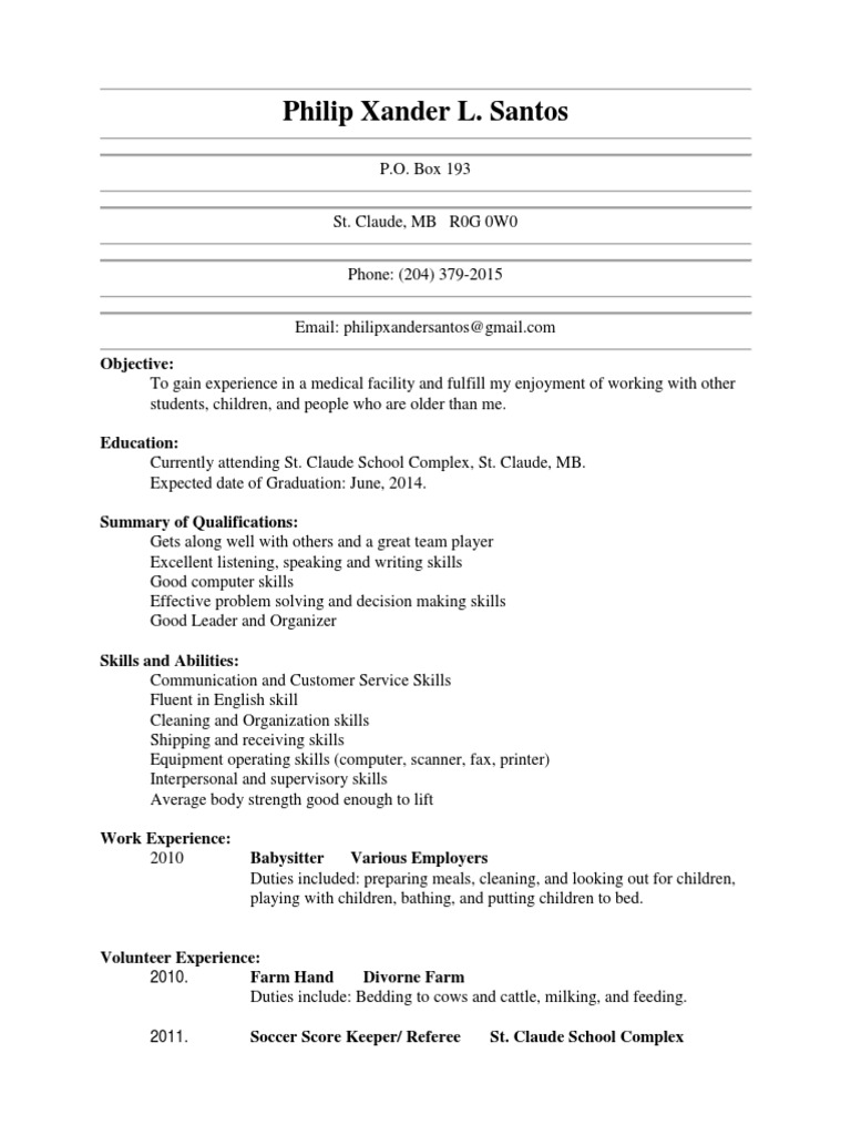 Resume Outdated | PDF | Business