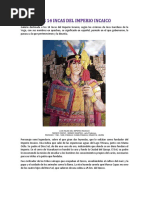 Los 14 Incas Que Gobernaron El Imperio Incaico | PDF | América del Sur | Perú