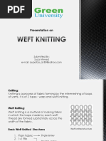 Knitted Loop Structure and Notations | PDF | Knitting | Textiles