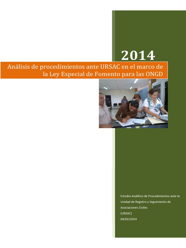 Procedimientos de La URSAC | PDF | Regulación | Organización no ...