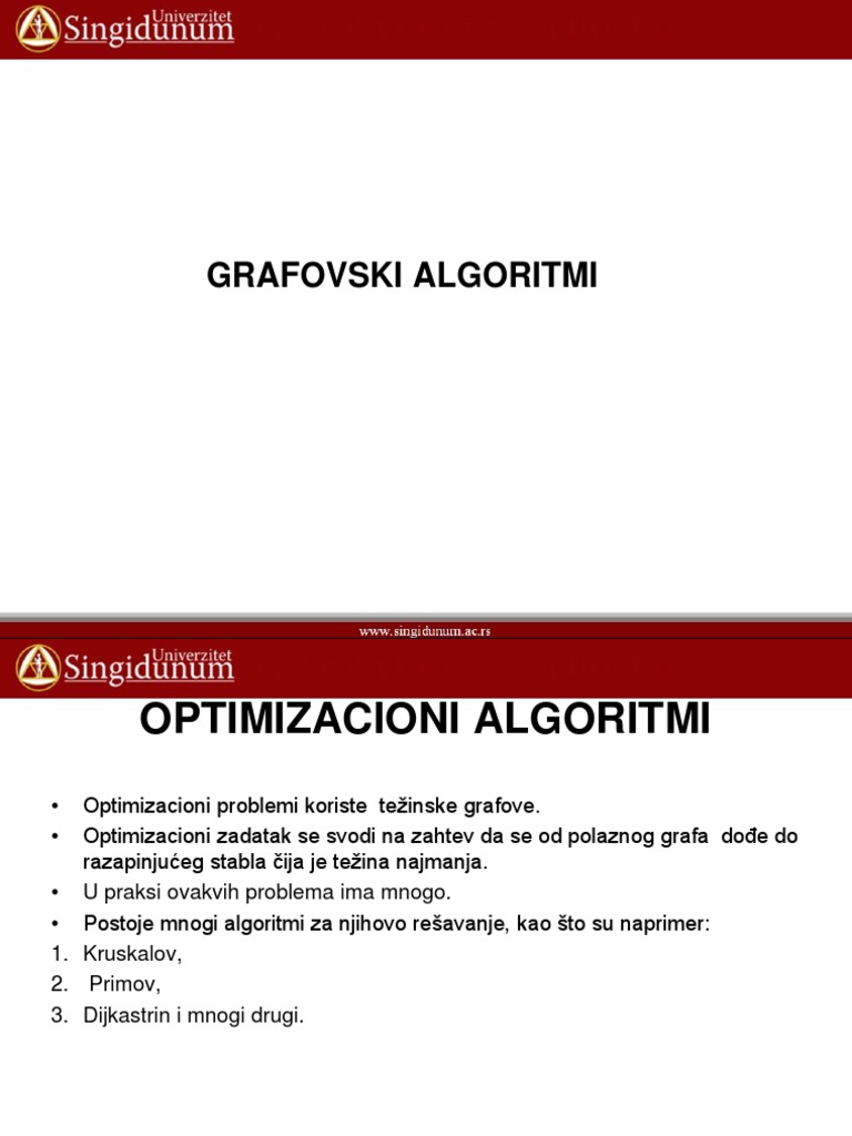 Grafovski Algoritmi | PDF