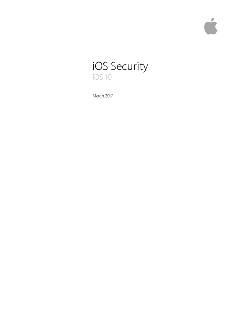 IOS Security Guide | PDF | Ios | I Cloud