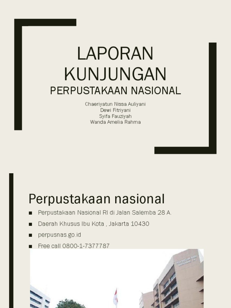 Kunjungan Perpusnas | PDF