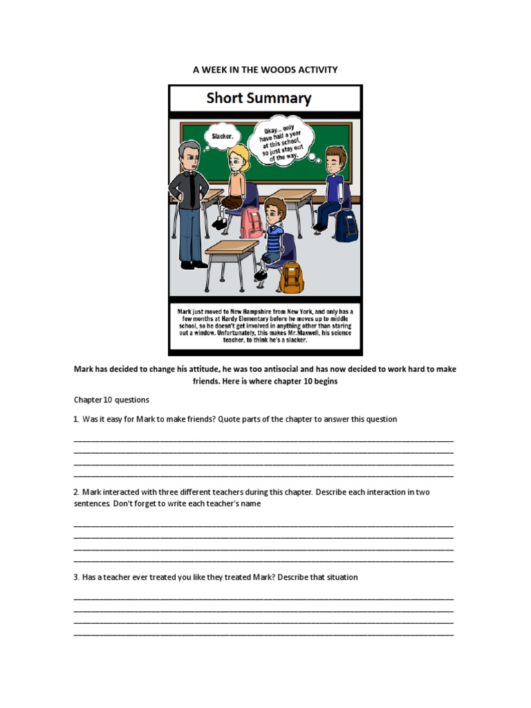 A Week in The Woods | PDF