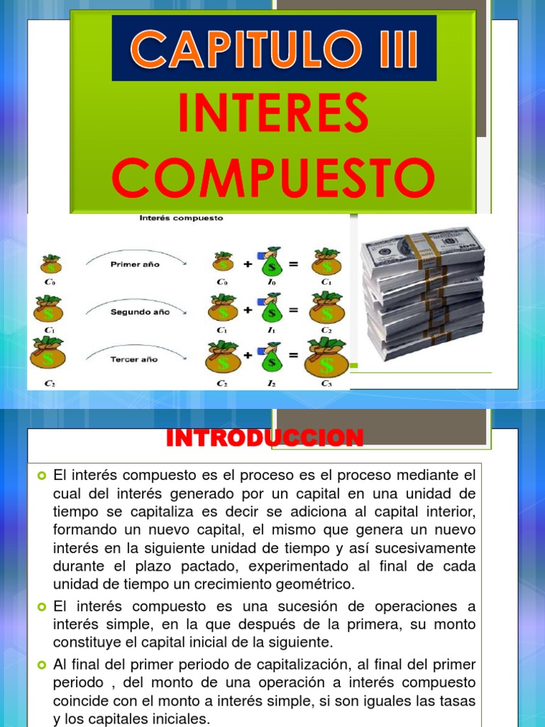 Interes Compuesto | PDF | Interés | Bancos