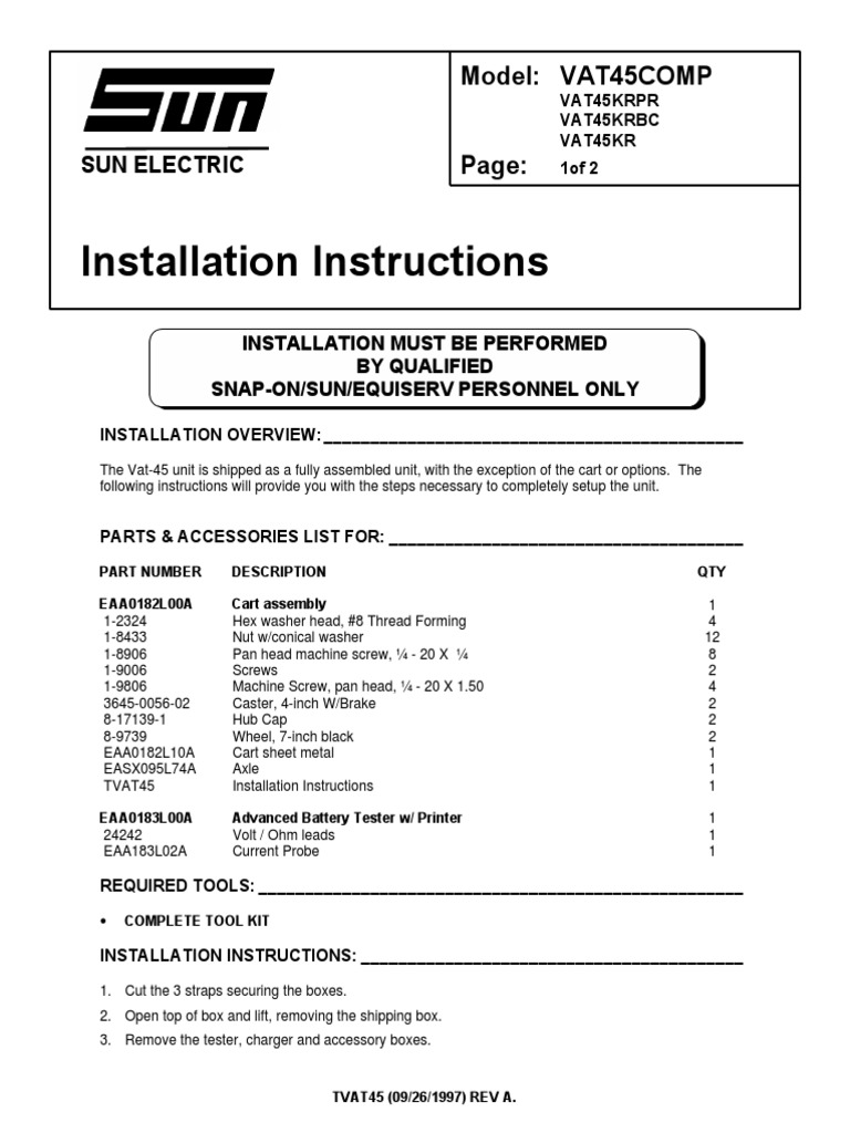 Vat 45 | PDF | Screw | Vehicle Technology