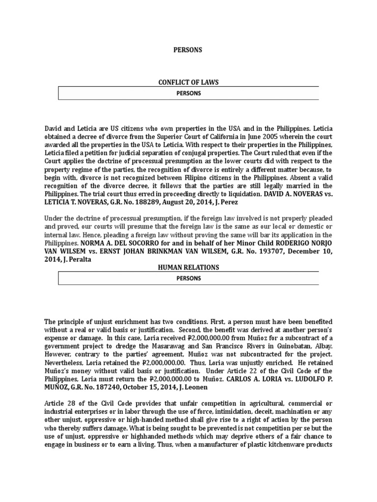 Cases | Download Free PDF | Assignment (Law) | Civil Law (Legal System)