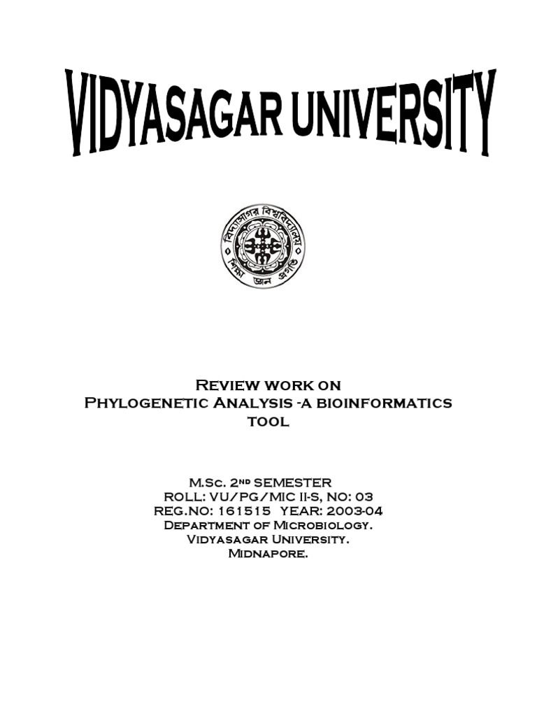Phylogenetic Analysis in Bioinformatics | PDF | Phylogenetic Tree ...