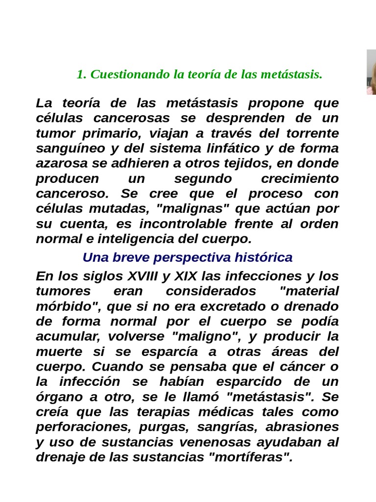 Artículos Caroline Markolin NMG | PDF | Metástasis | Cáncer