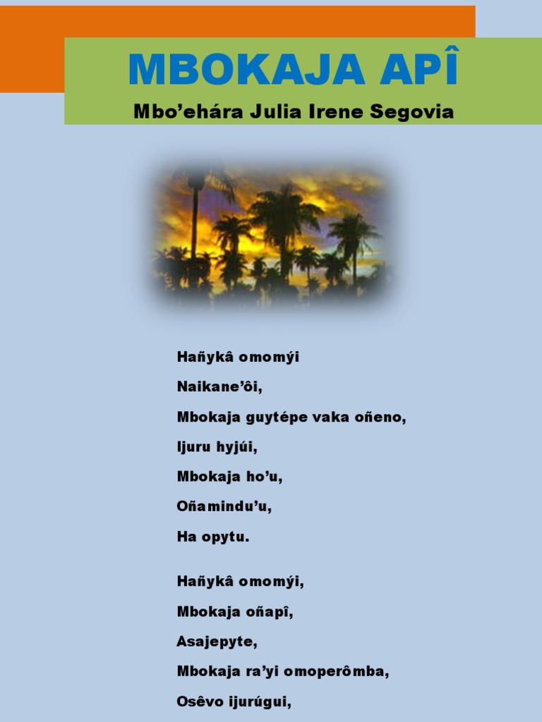 Mbokaja Apî | PDF