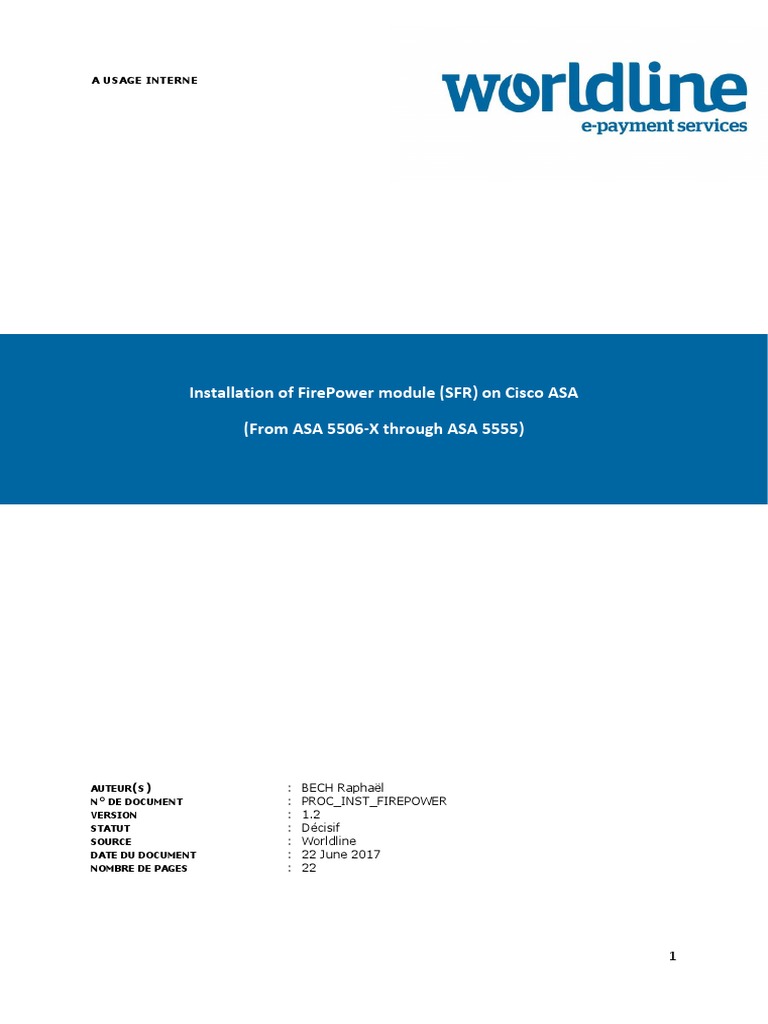 Install Guide FirePower Module On Cisco ASA v1.1 | PDF | I Pv6 | Command Line Interface