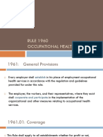 DOLE TEMPLATE Occupational Safety and Health OSH Program | PDF ...