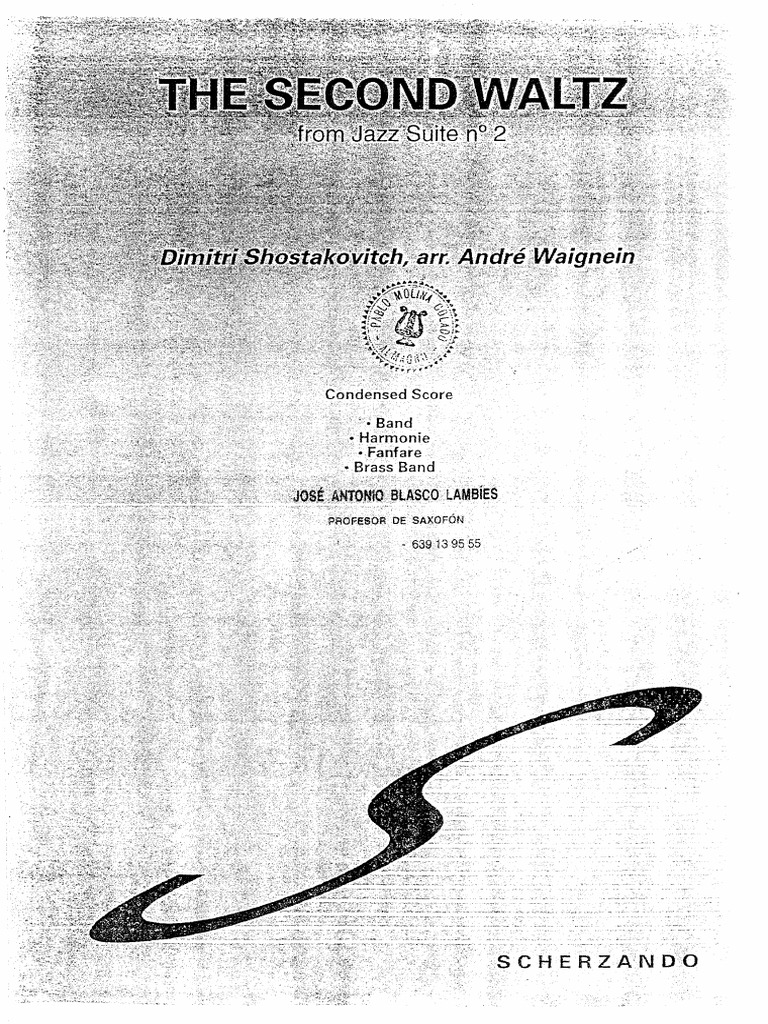 The Second Waltz Shostakovich | PDF