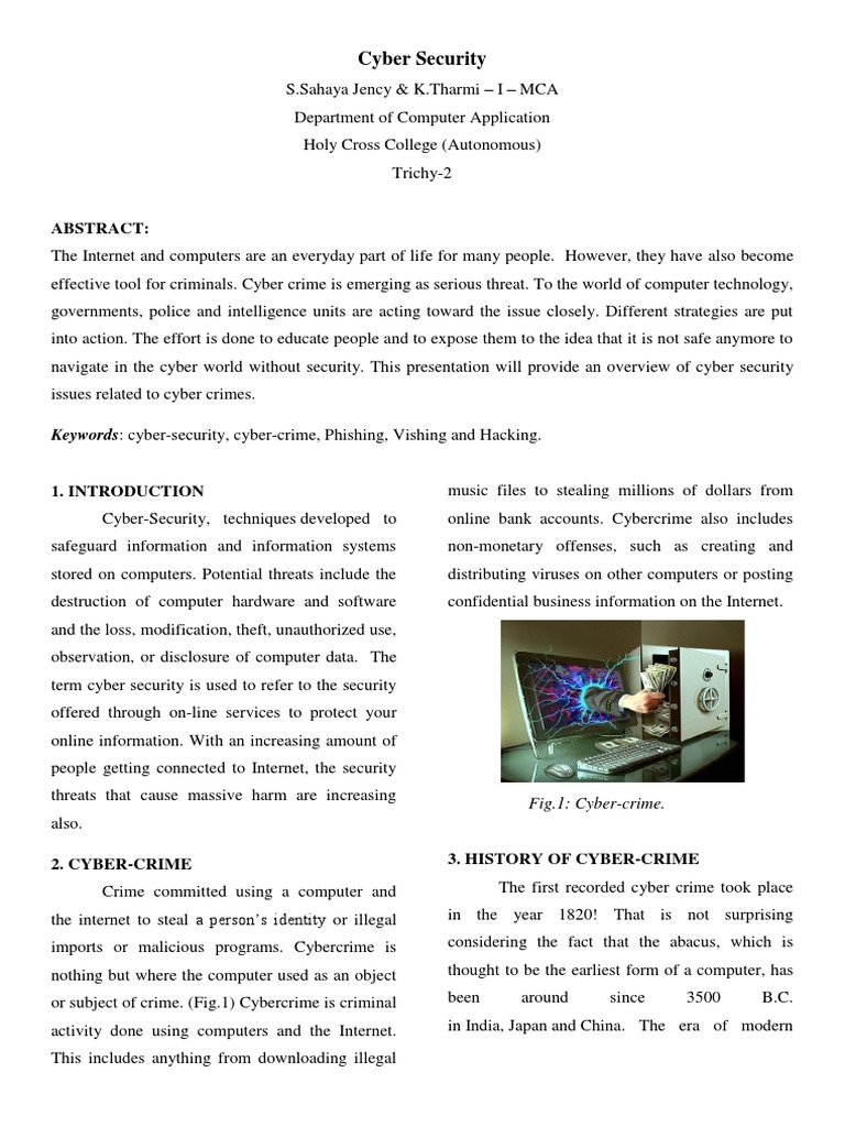 Cyber Security | PDF | Computer Security | Security