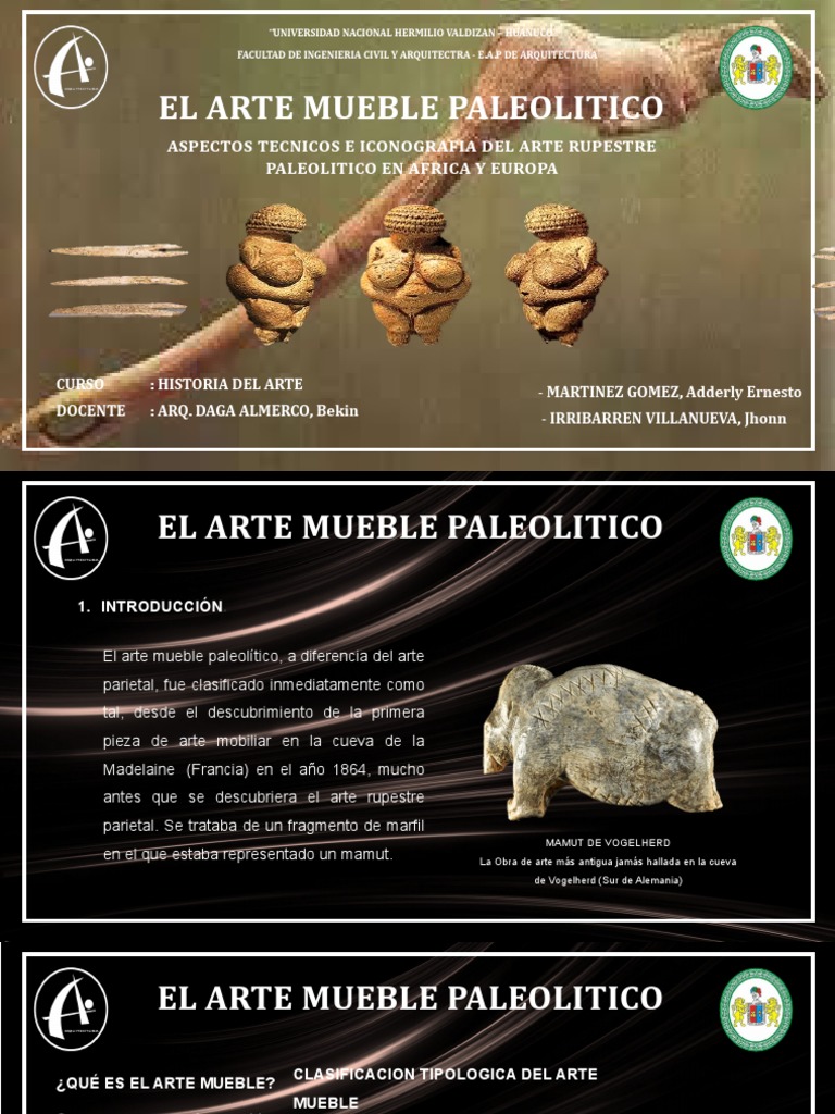 Arte Mueble Paleolítico: Iconografía y Tipos | PDF | Paleolítico ...