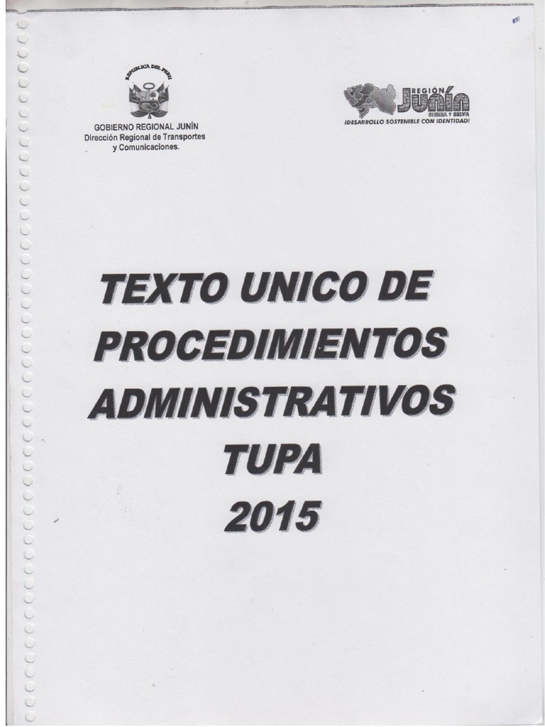 Tupa 2015 | PDF
