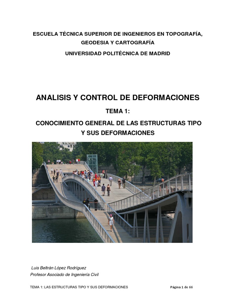 Tipos de Deformaciones en Estructuras | PDF | Túnel | Elasticidad (Física)