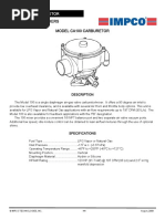 IMPCO Model CA100 Caburetor | PDF | Carburetor | Engines