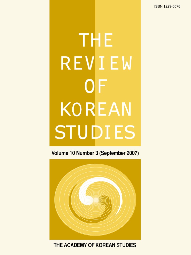 The Review of Korean Studies | PDF | Confucianism | Morality