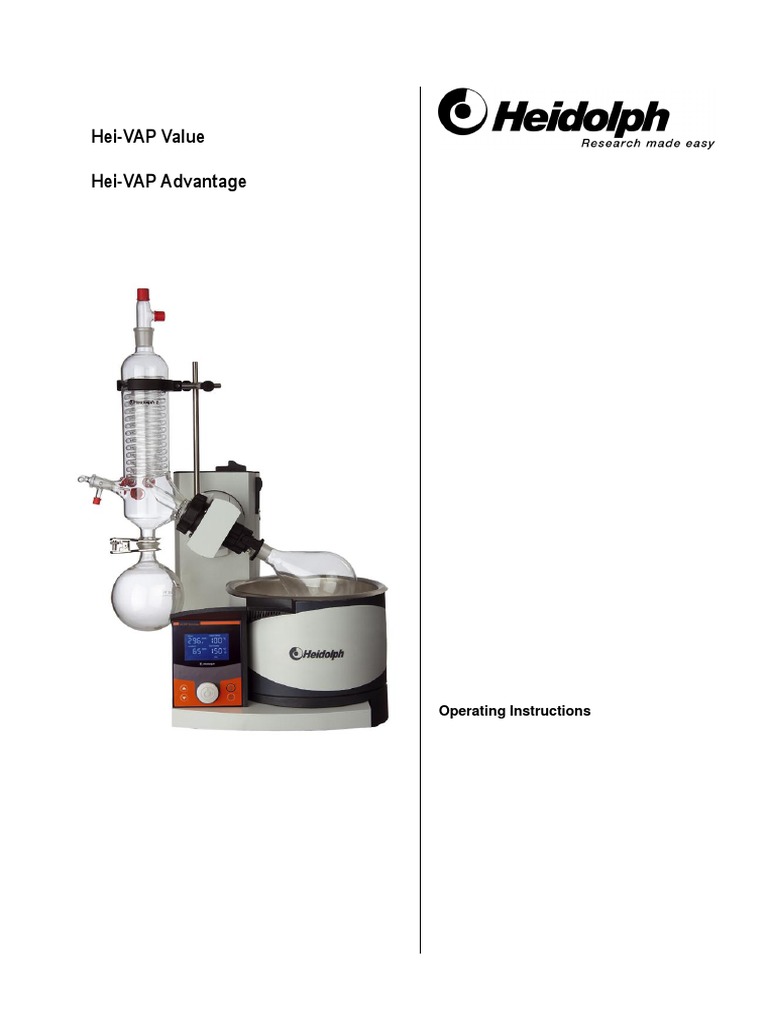 Rotovapor Heidolph | PDF | Explosion | Combustion