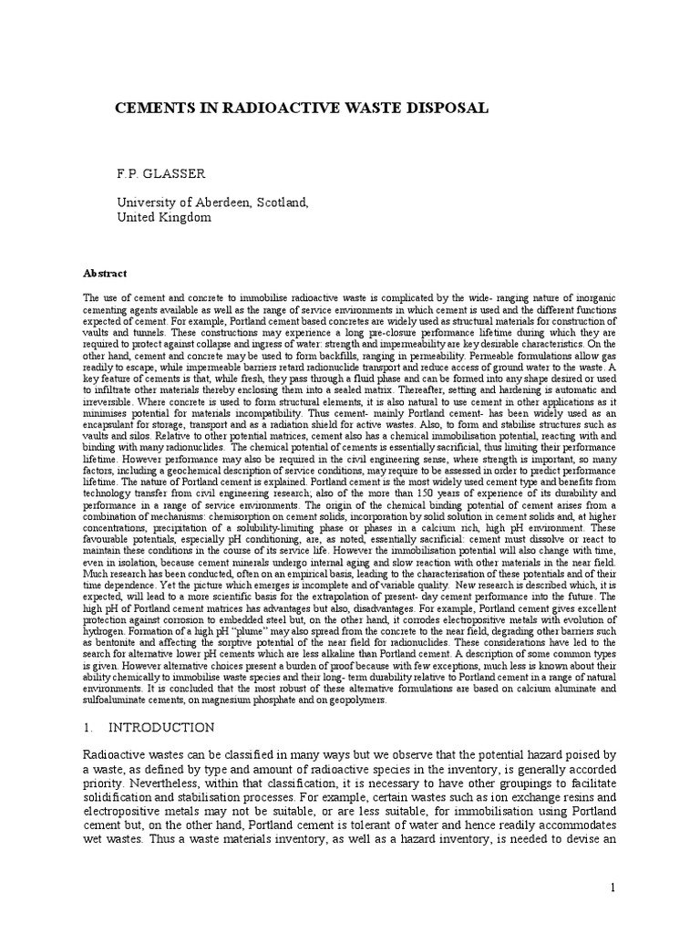 UK Aberdeen University | PDF | Solubility | Concrete