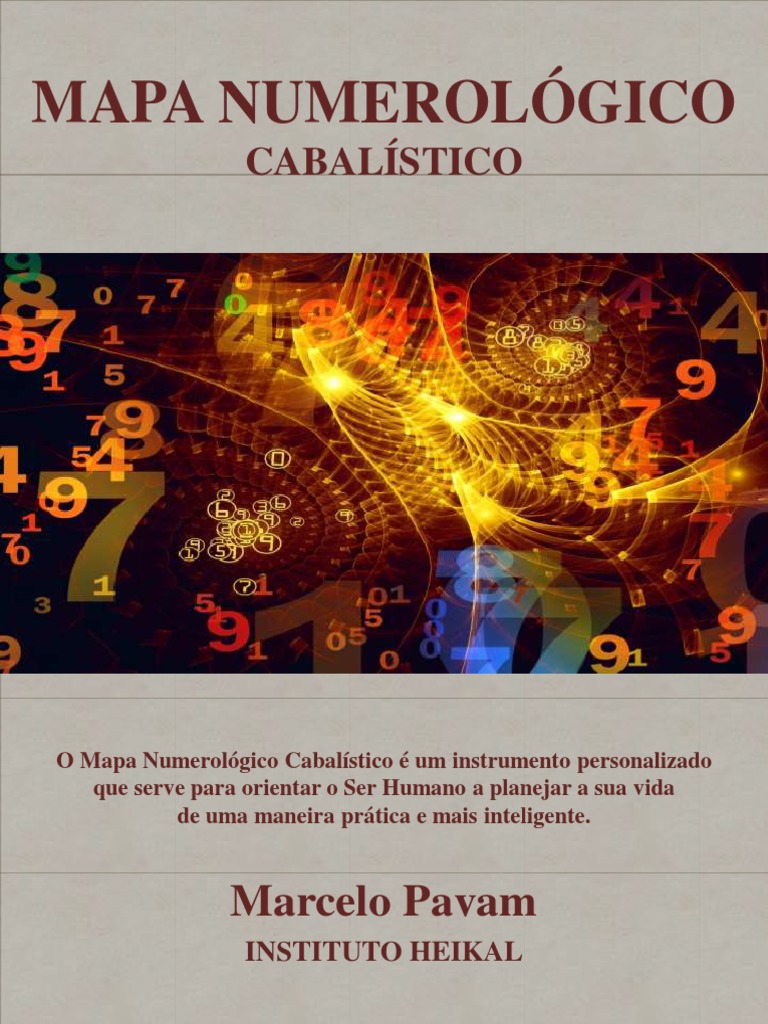 Mapa Numerológico Cabalístico | PDF | Humano | Cabala