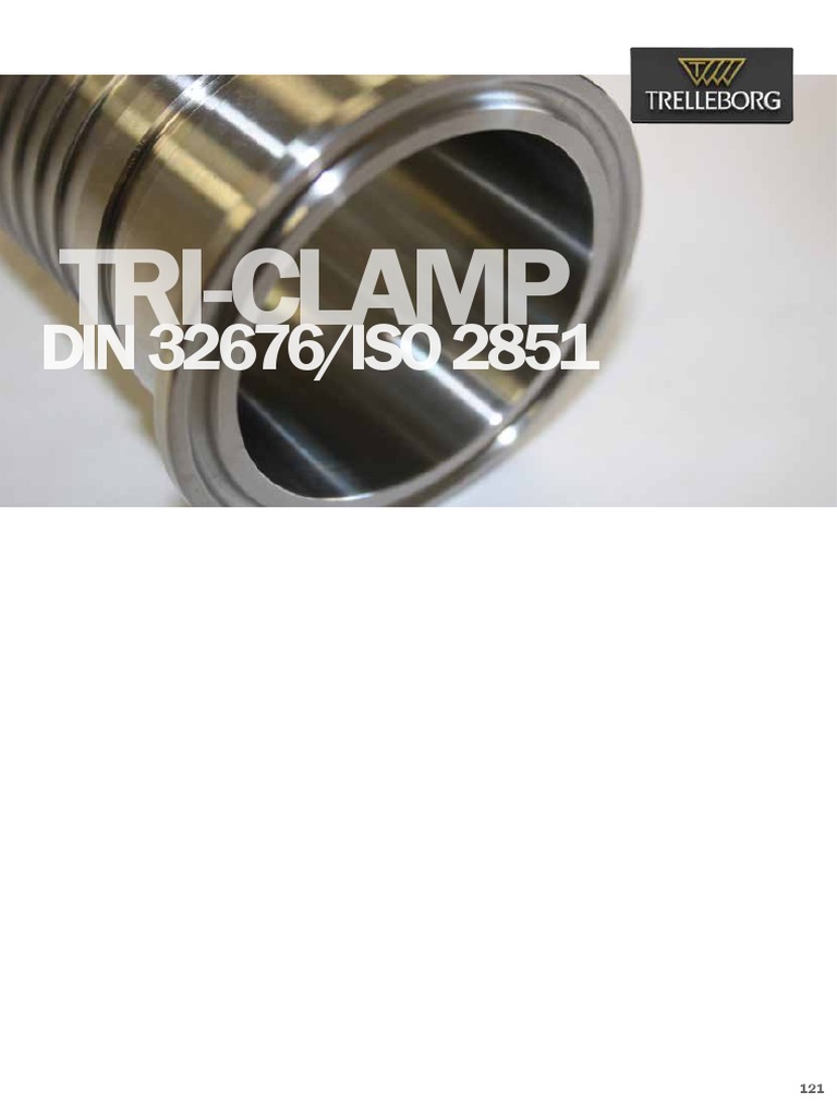 Especificaciones de Tri-Clamp DIN/ISO | PDF | Tubería (transporte de ...