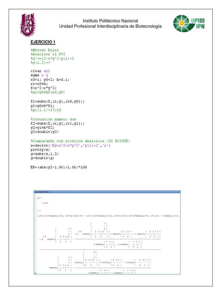 Euler y Runge-Kutta | PDF | Algoritmos | Sustracción