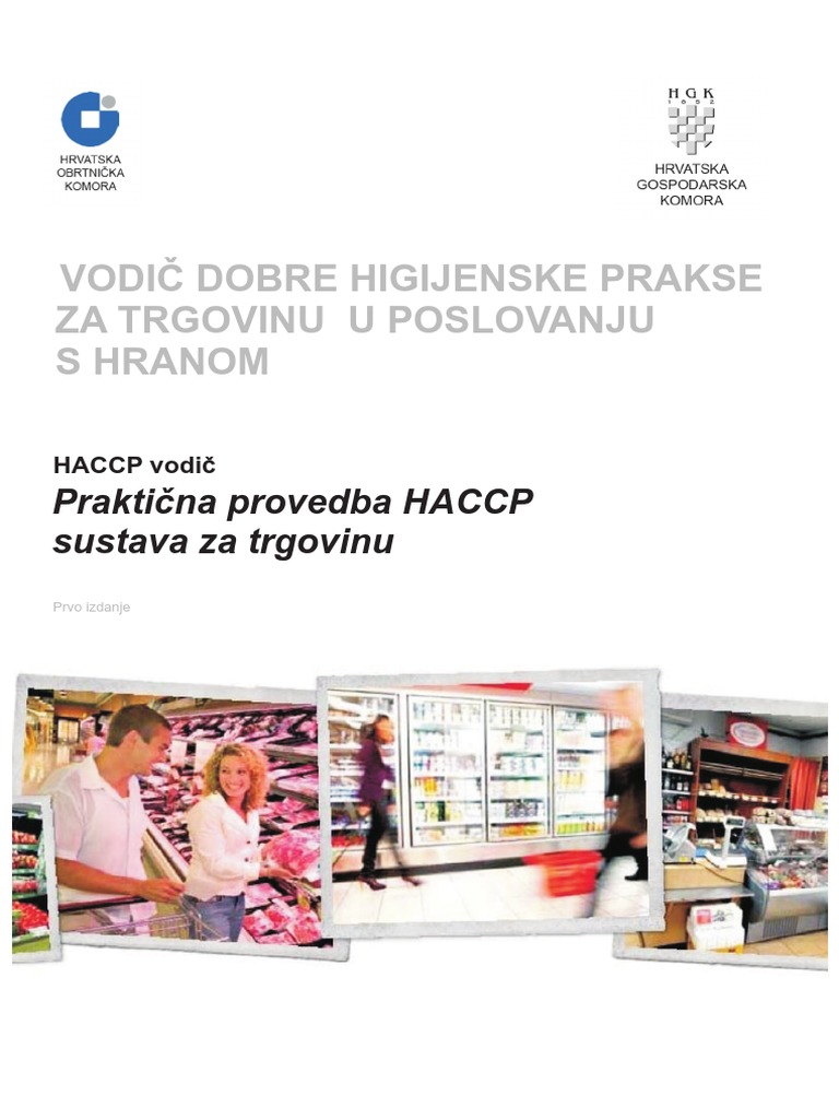 HACCP Vodic Trgovina | PDF
