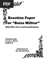 Proclamation No. 1081 Speech | PDF | Martial Law | Government