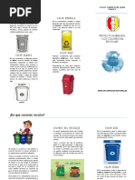 Código de Colores para Reciclaje en México | PDF | Residuos | Reciclaje