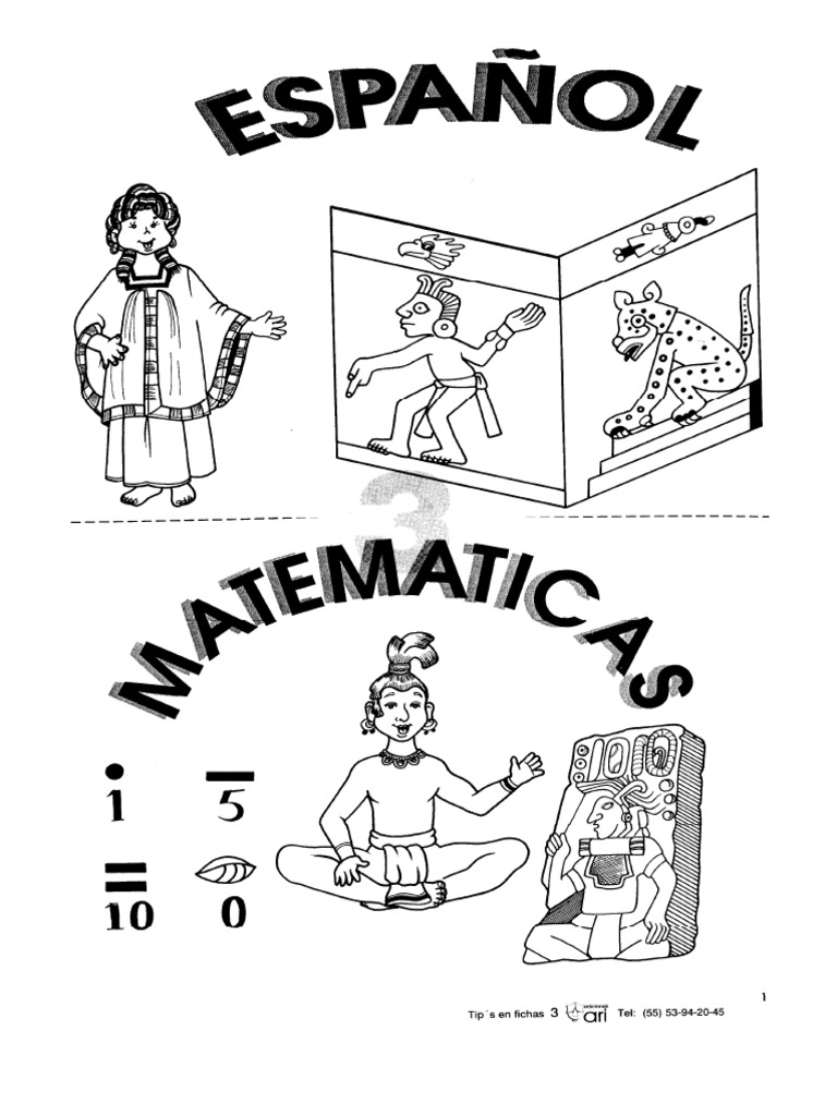 Cuaderno de Repaso de Español y Matemáticas Tips, Tercer Grado | PDF