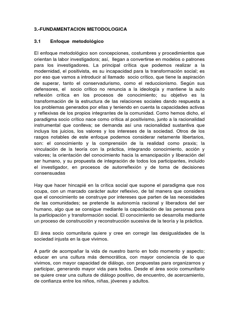 Metodologia Pec | PDF | Cuestionario | Conocimiento