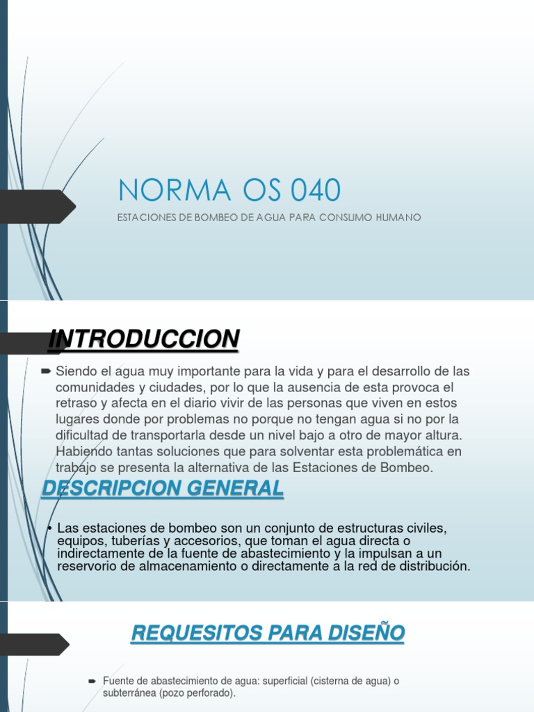 Norma 040 | PDF | Bomba | Sensor