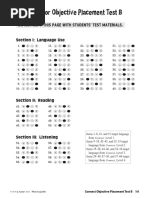 Richmond - Placement - Test - Answer Key | PDF | Psycholinguistics ...