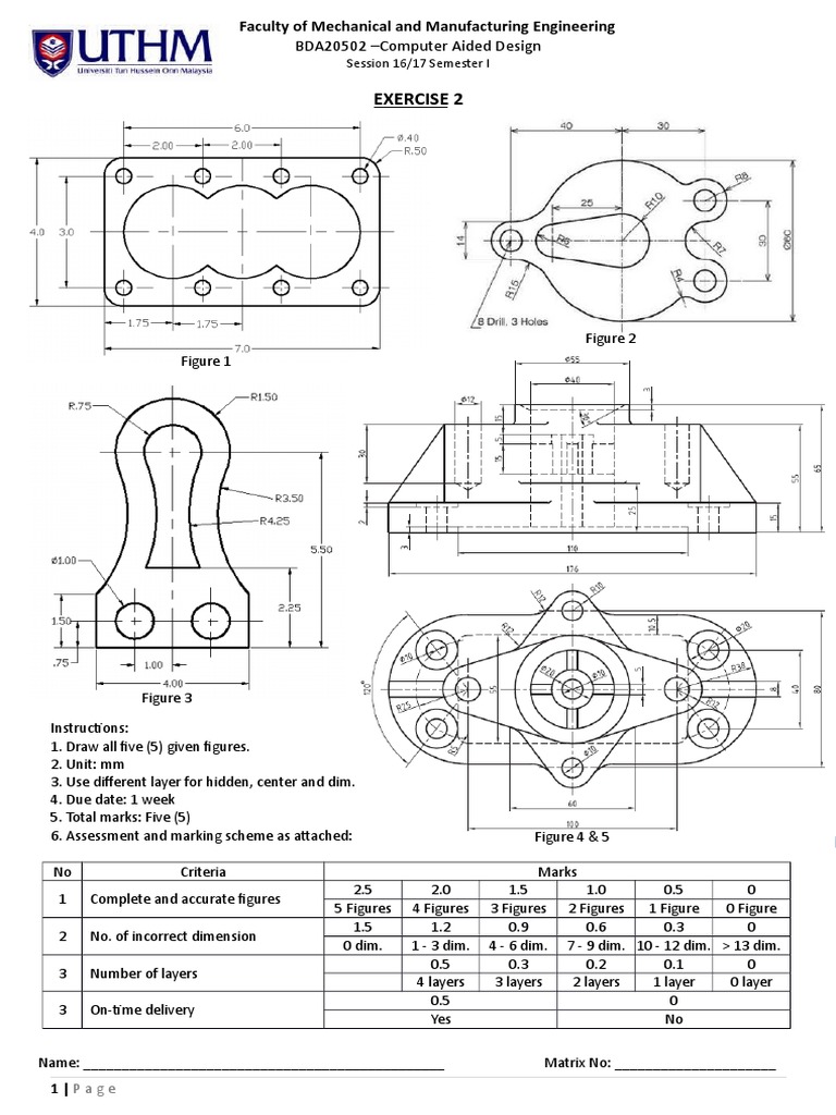 BDA10703 CAD Assignment 2 | PDF