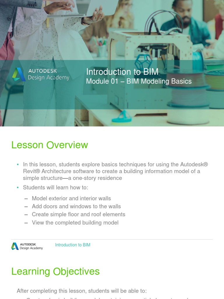 Module01 Bim Modeling Basics Lecture Pdf Building Information
