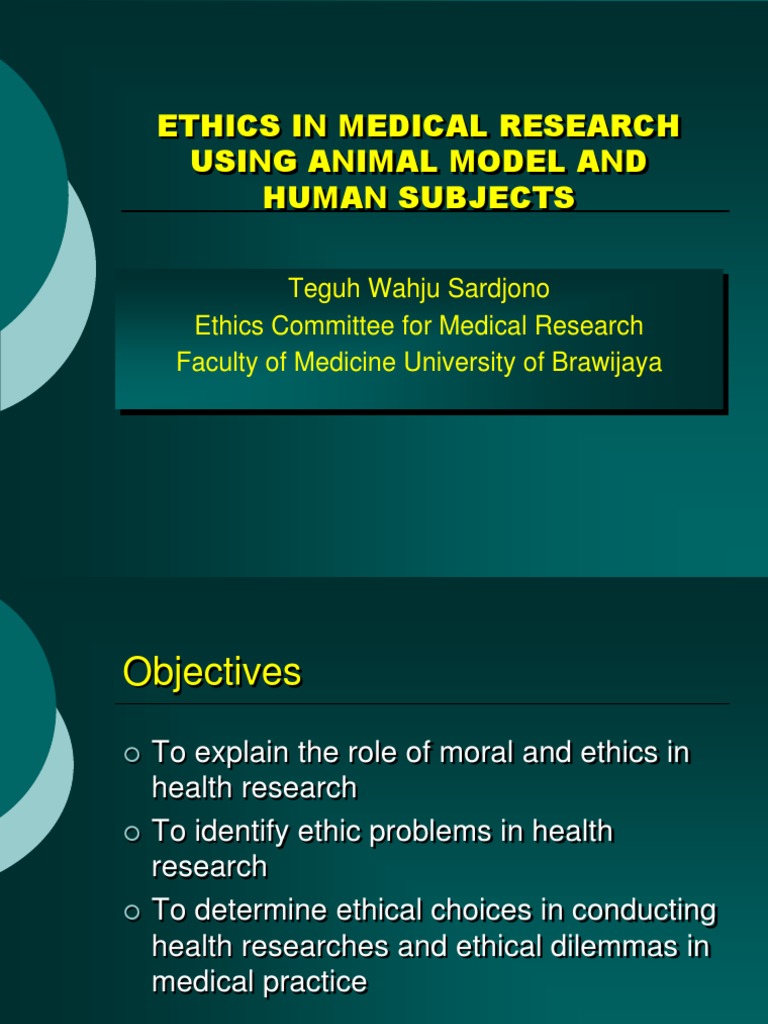 Ethics in Med Research | PDF | Institutional Review Board | Informed ...