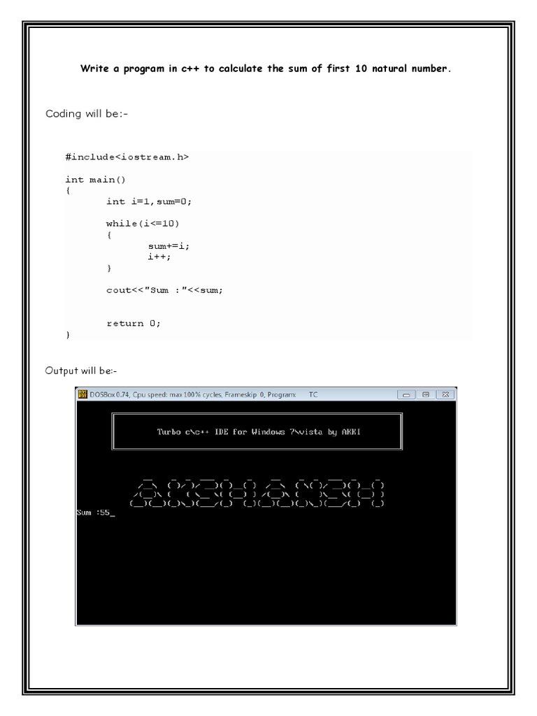 Write A Program in C | PDF | Integer (Computer Science) | Computer ...