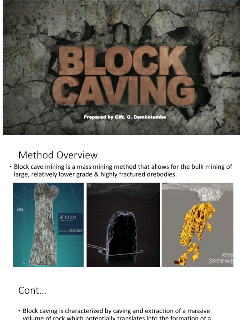 Block Caving | Mining | Industries