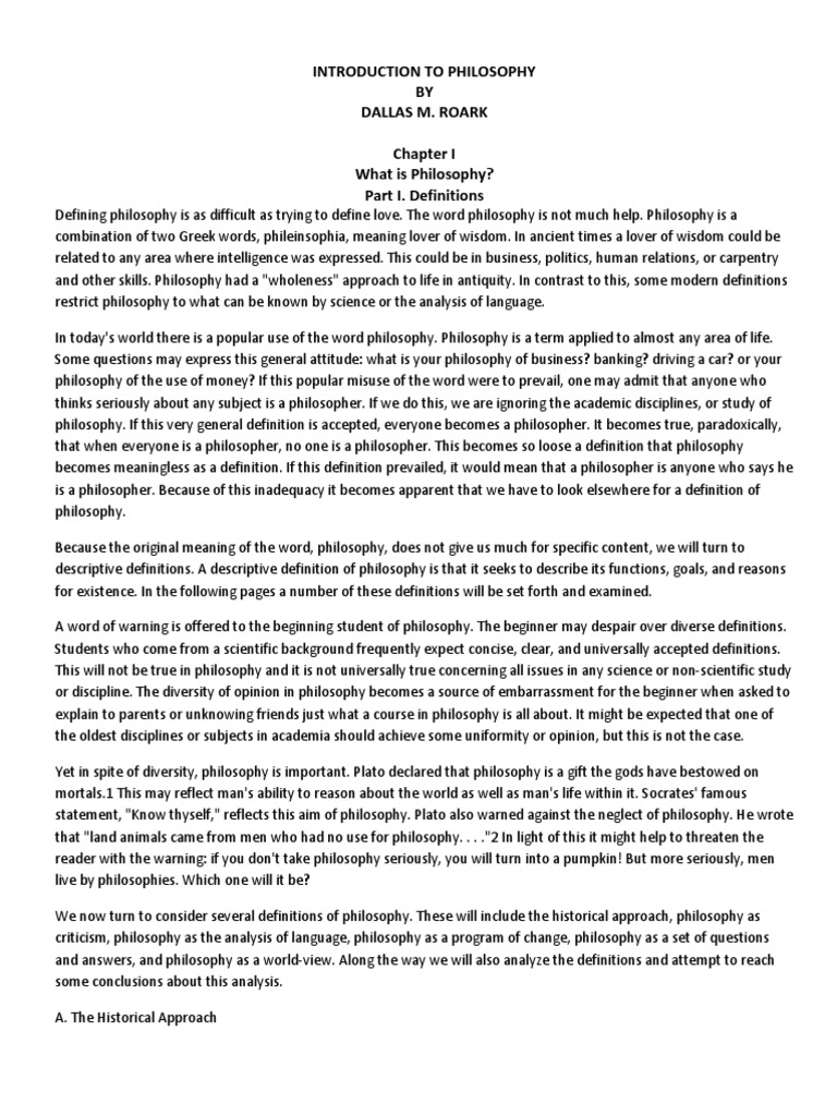 Introduction To Philosophy | PDF | Epistemology | Metaphysics