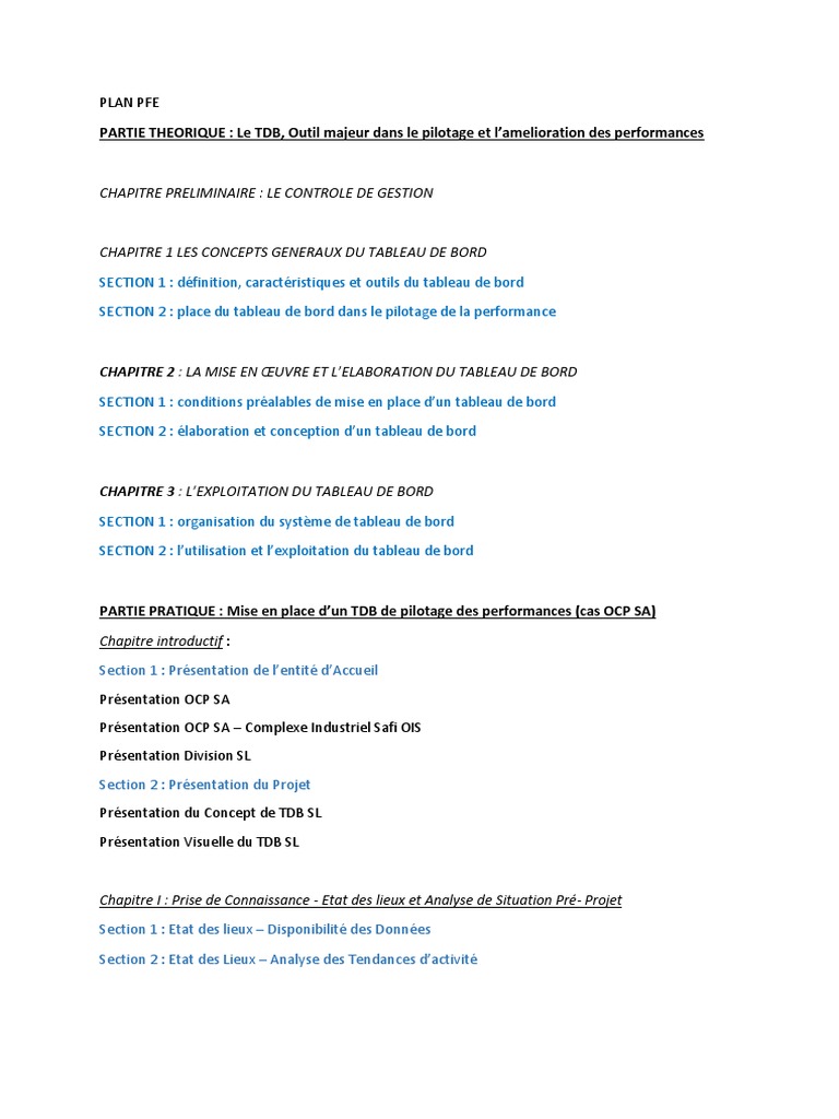 Chapitre Preliminaire: Le Controle De Gestion