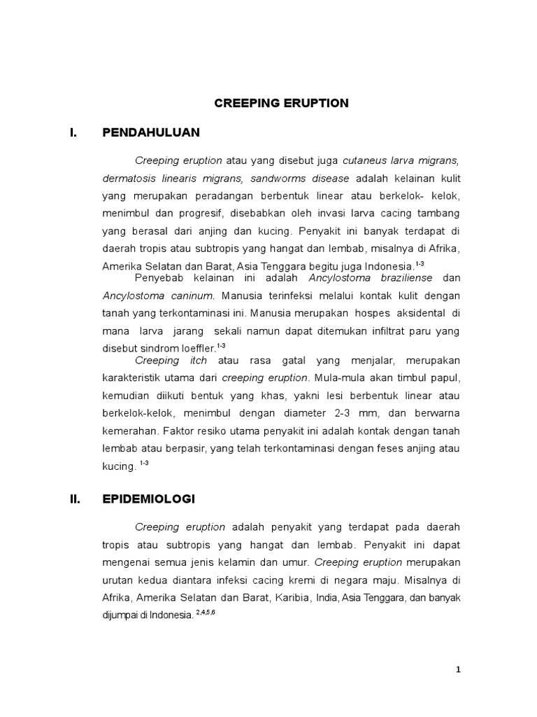 Creeping Eruption | PDF | Griya & Taman