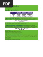 Panghalip Na Panao-Chart | PDF