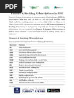 Banking Acronyms and Abbreviations List | PDF | Banks | International ...
