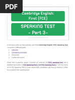 Fce Speaking Cards | PDF | Languages