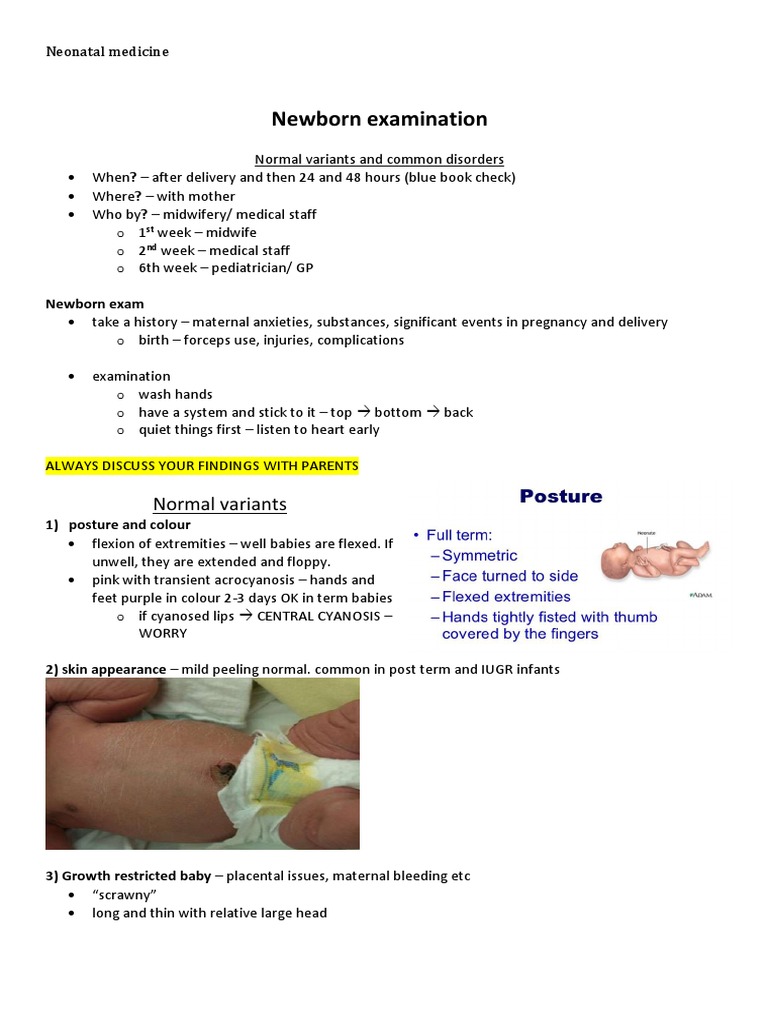 Neonatal Notes | Lung | Childbirth