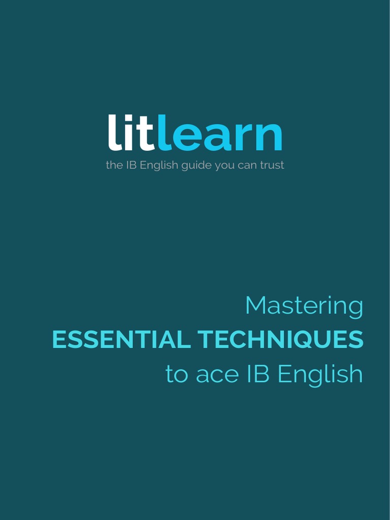 LitLearn Mastering Essential Techniques | PDF | Irony | Emotions