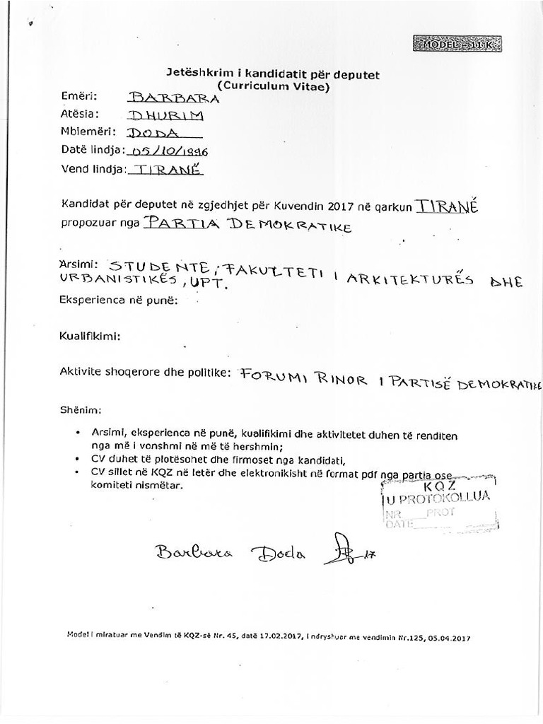 CV-Barbara Doda | PDF